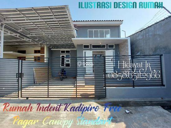 Rumah Baru Indent Cantik Menarik Bonus Pagar Canopy - oleh Hidayat Jr ...