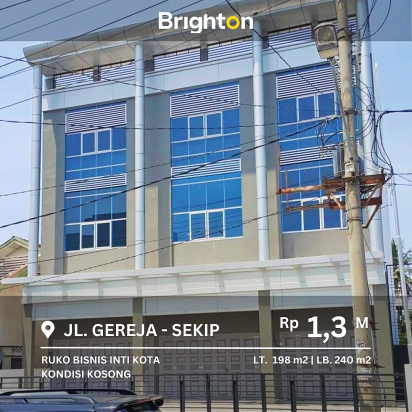 Ruko Inti Kota. Jl. Gereja Sekip. Modern Look, Inti Kota - oleh HERI