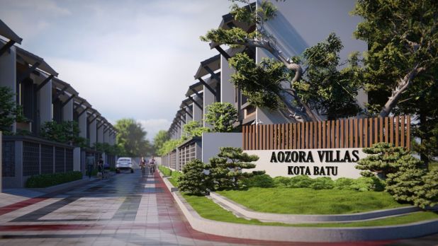 Hunian dibukit panderman, view kota batu - oleh Ernanda Pradhistya