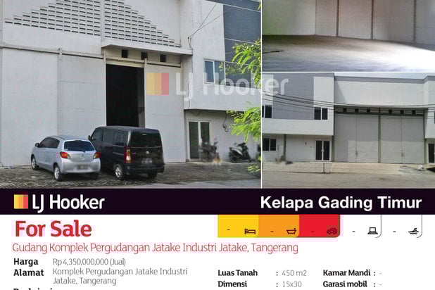 Gudang Komplek Pergudangan Jatake Industri Jatiuwung, Tangerang, Banten ...