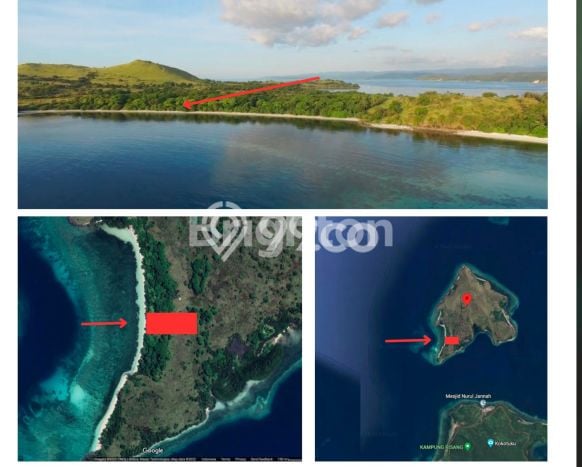 LAND WITH A BEACHFRONT IN BEAUTIFUL SEBABI ISLAND NEAR LABUAN BAJO ...