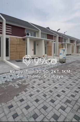 BEST LOCATION! Rumah di Rungkut, Dekat Stasiun, 2 KT, LT 50m² Bangunan 30m² - oleh NANING (XMBQ)