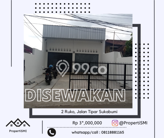 Disewakan Ruko toko Baru Harga Ekonomis di Kota Sukabumi - oleh Andreas ...