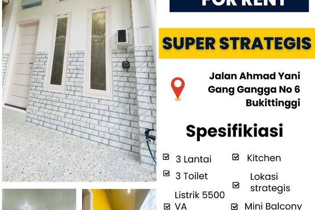 Sewa Rumah Kontrakan Dengan Internet di Bukittinggi, Sumatera Barat | 99.co