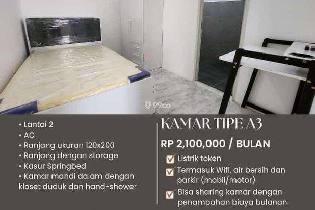Sewa Kost Campur Jakarta Selatan | Kos Kosan Bebas 99.co