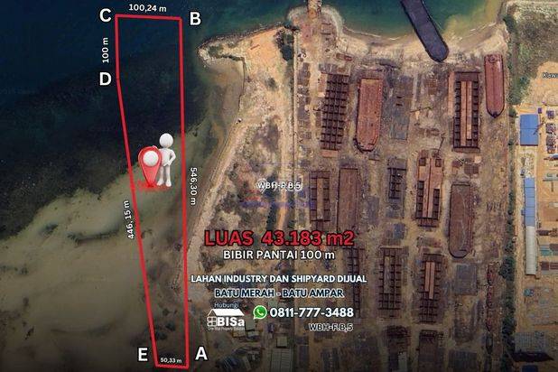 Jual Tanah Dengan Taman di Batu Merah, Batam | 99.co