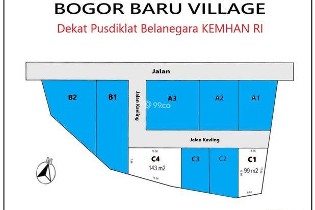 Jual Tanah Dengan Taman di Rumpin, Bogor | 99.co