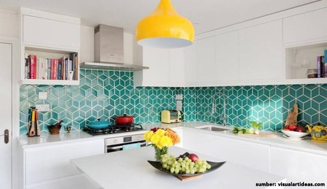 8 Desain Interior Rumah Warna Biru Tosca Tercantik | Bikin Santai!