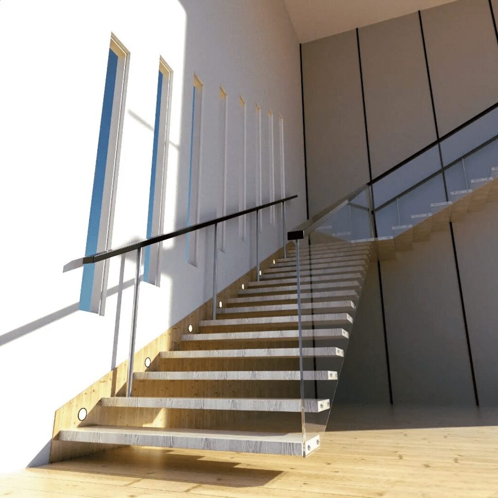 12 Desain Tangga Kayu Minimalis Terbaik & Estetik