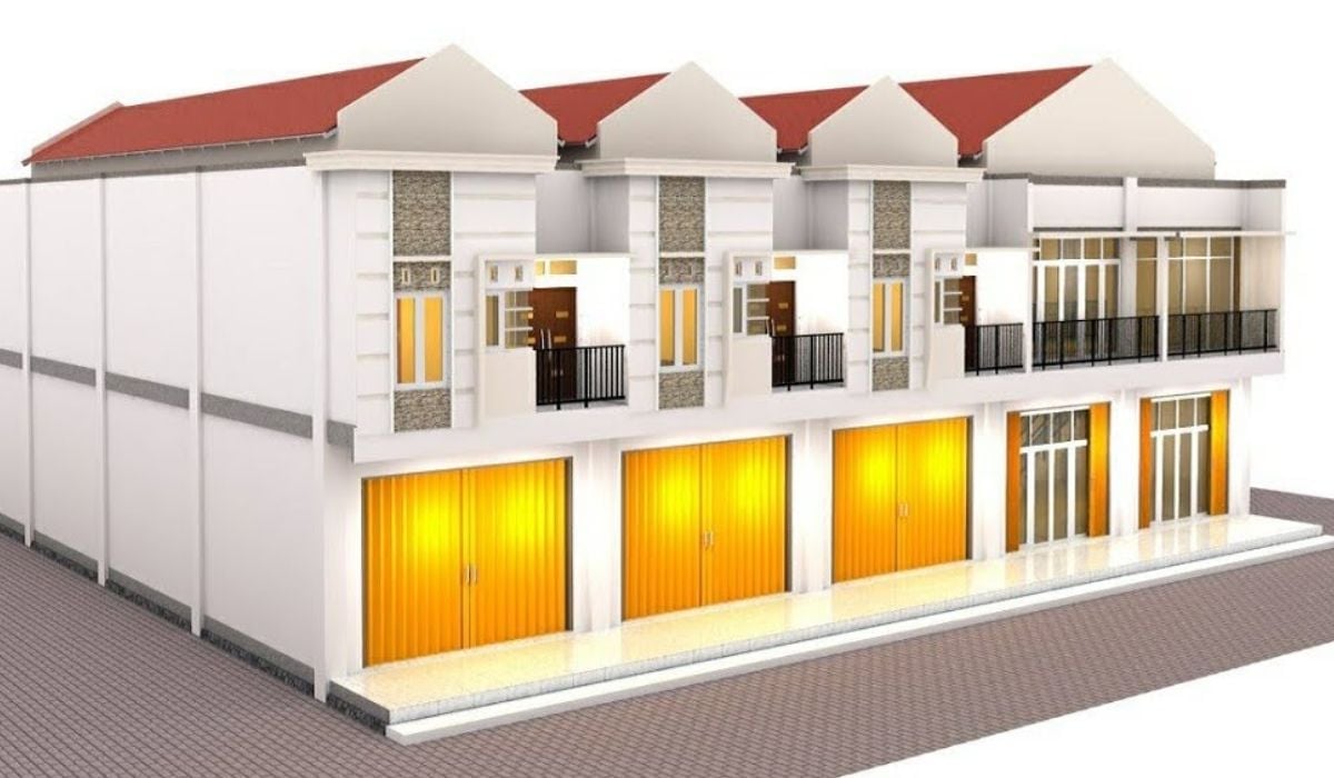 9 Inspirasi Desain Ruko 2 Lantai Minimalis Aesthetic yang Kekinian