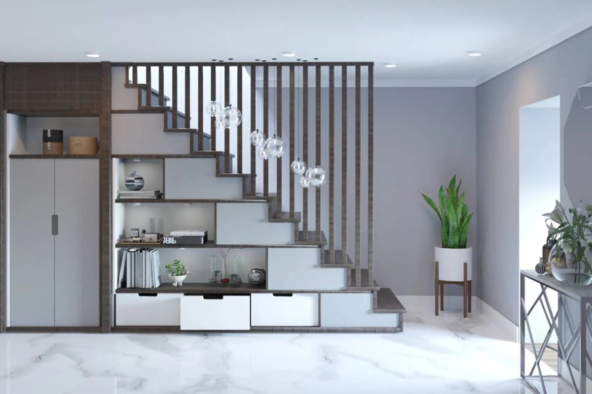 15 Inspirasi Ruang Bawah Tangga Rumah Minimalis Serbaguna