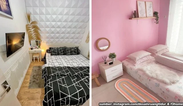 8 Desain Kamar 2x3 untuk Suami Istri Bergaya Kekinian. Romantis!