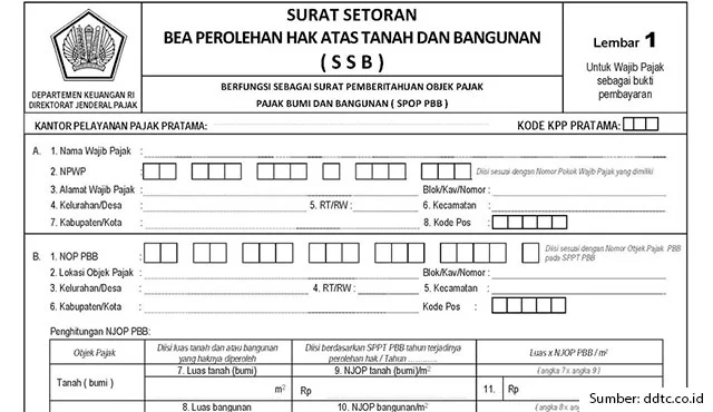 Contoh BPHTB yang Sudah Divalidasi, Lengkap dengan Caranya