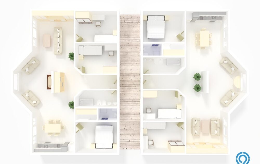 9 Contoh Denah Apartemen 2 Kamar, Hunian Terjangkau Dan Ideal