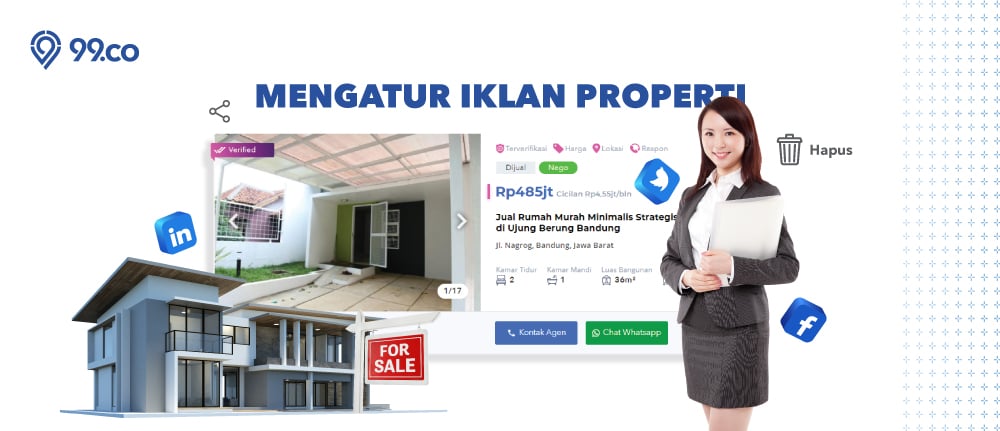 Cara Mengatur Iklan Properti di 99.co Indonesia