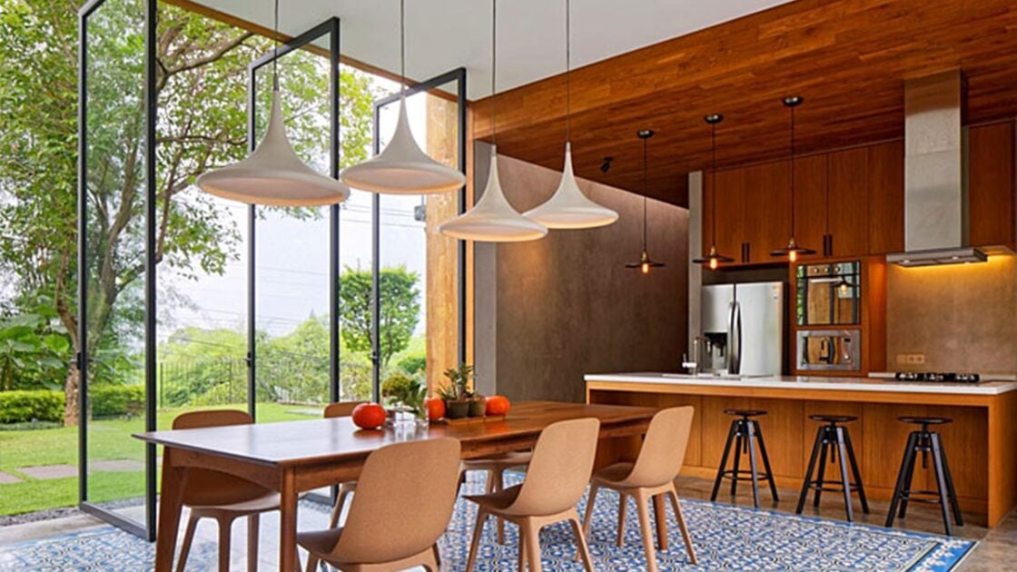 9 Dapur dan Ruang Makan Terbuka untuk Hunian Mungil dan Besar