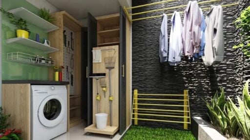 9 Desain Ruang Jemuran Minimalis yang Aesthetic di Rumah