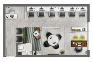 10 Ide Layout Kantor Ruko, Ciptakan Ruang Kerja Nyaman