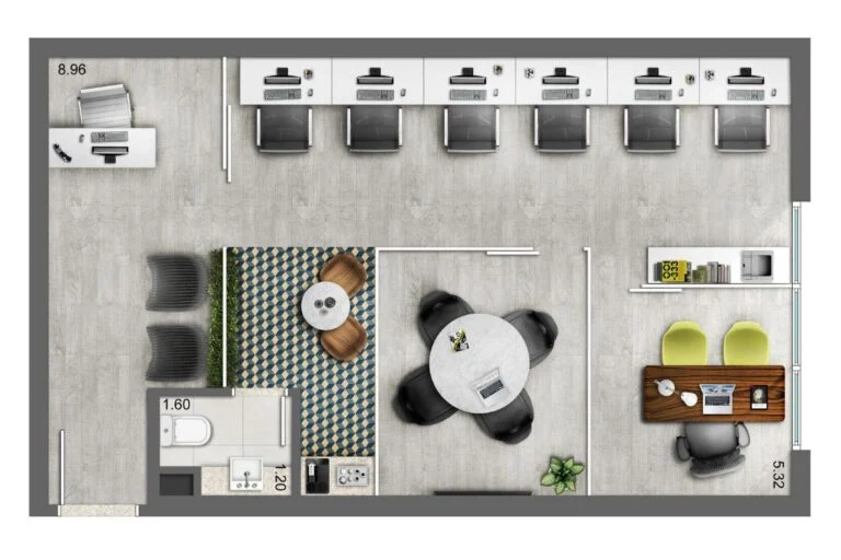 10 Ide Layout Kantor Ruko, Ciptakan Ruang Kerja Nyaman