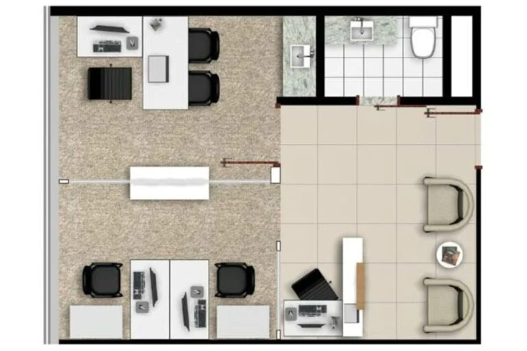 10 Ide Layout Kantor Ruko, Ciptakan Ruang Kerja Nyaman