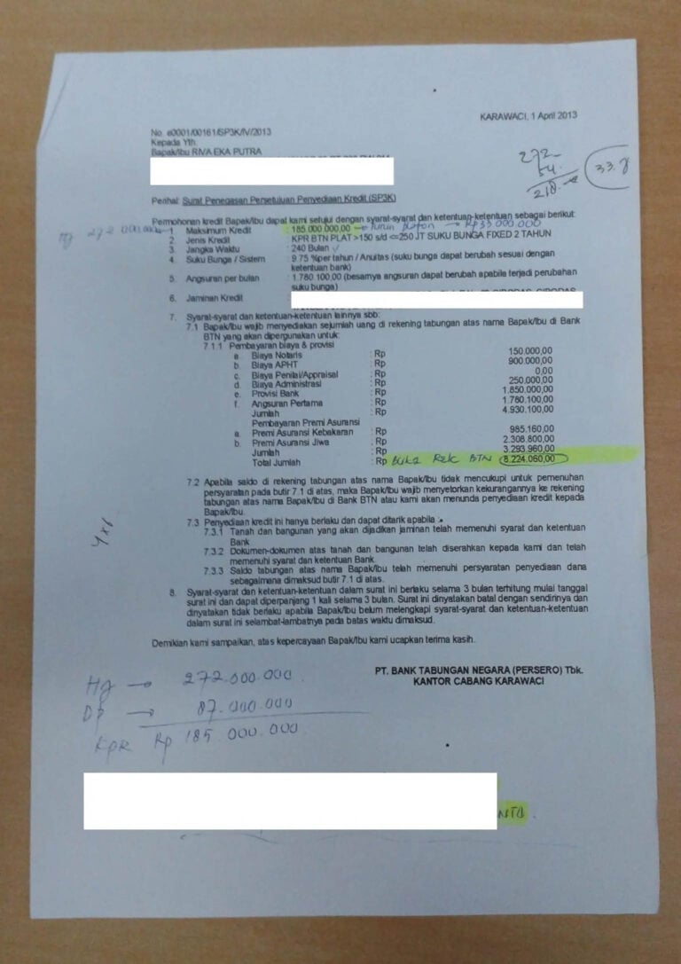 SP3K KPR: Arti, Cara Mendapatkan, dan Contohnya