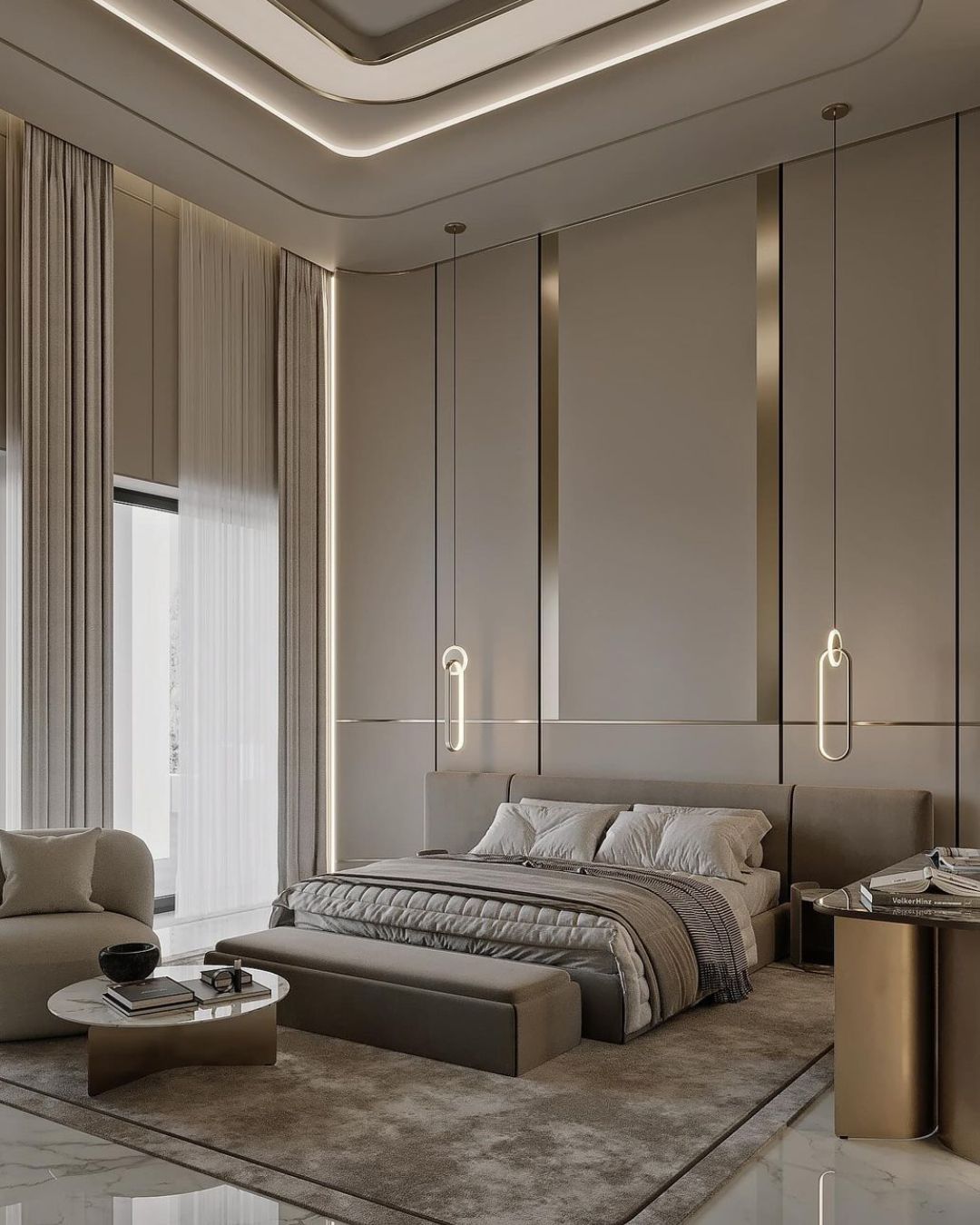 10 Inspirasi Desain Kamar Tidur Mewah Mudah Ditiru