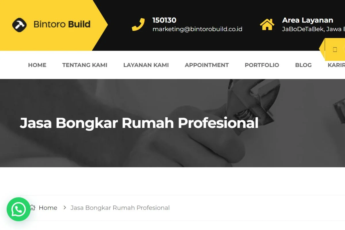 Rekomendasi 6 Jasa Bongkar Rumah & Cara Hitung Biayanya