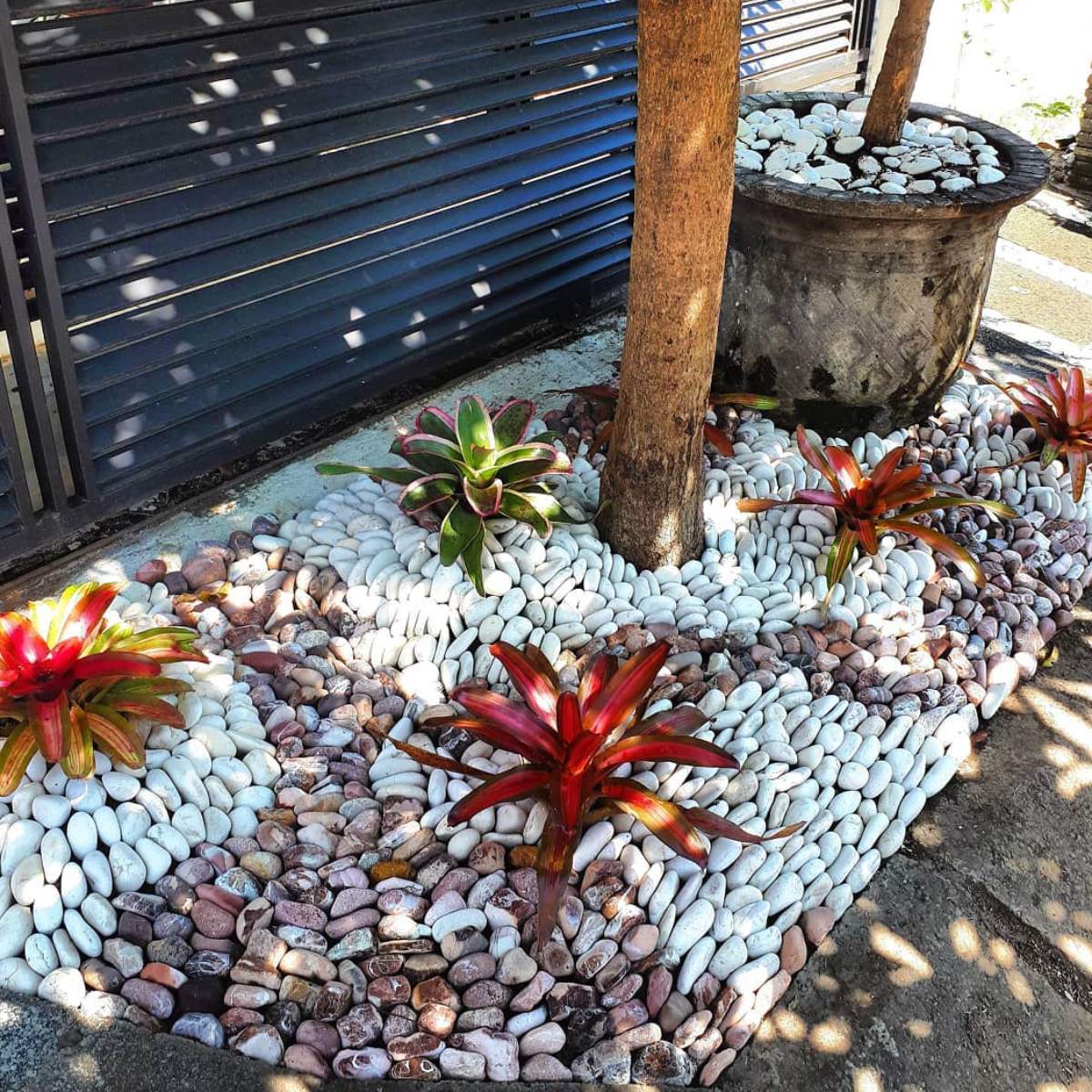 7 Desain Taman Batu Alam Depan Rumah yang Estetis dan Asri