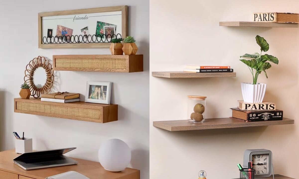 10 Inspirasi Model Rak Dinding Tempel Minimalis yang Estetik