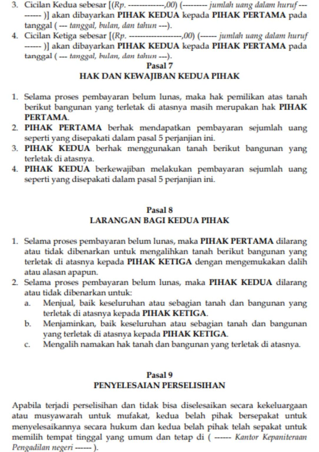 Contoh Surat Jual Beli Tanah Lengkap, Bisa Diunduh!