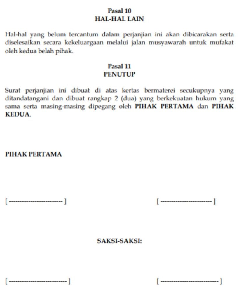 Contoh Surat Jual Beli Tanah Lengkap, Bisa Diunduh!