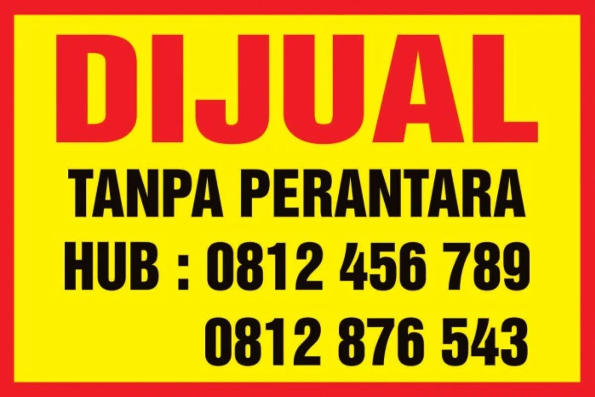 5 Contoh Spanduk Jual Tanah & Tips Membuatnya