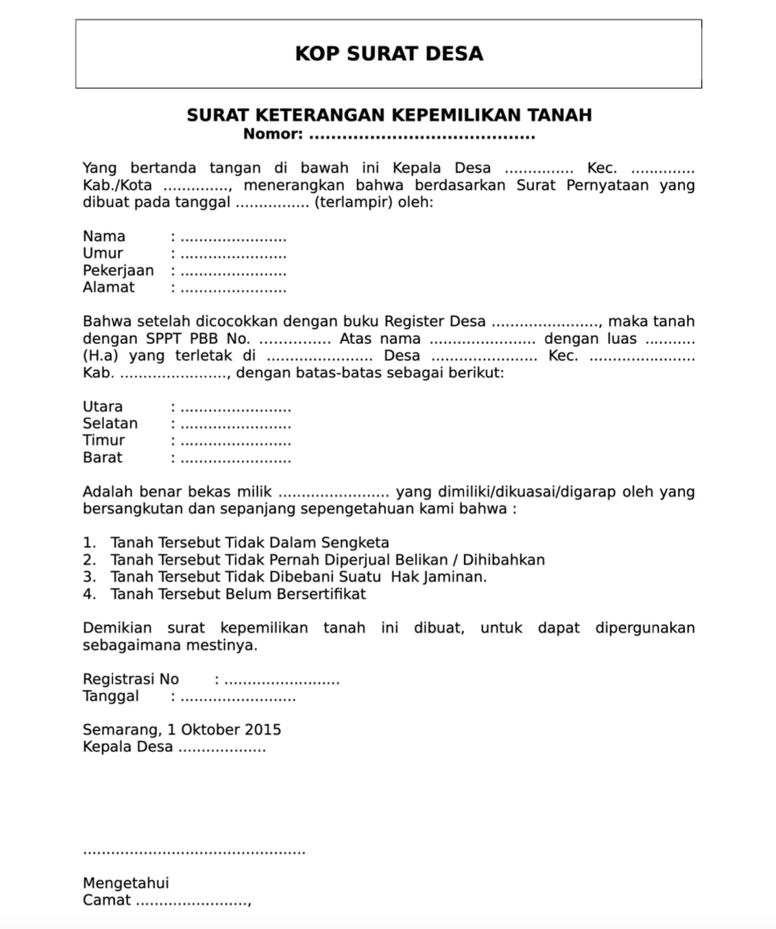 Apa Itu SKT Tanah? Begini Fungsi dan Prosedur Pembuatannya