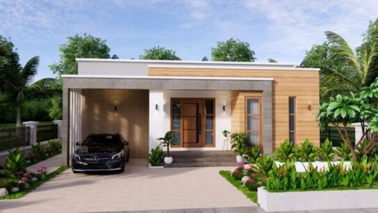 5 Model Rumah Atap Datar 1 Lantai yang Unik dan Kekinian