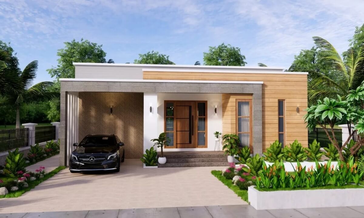 5 Model Rumah Atap Datar 1 Lantai yang Unik dan Kekinian