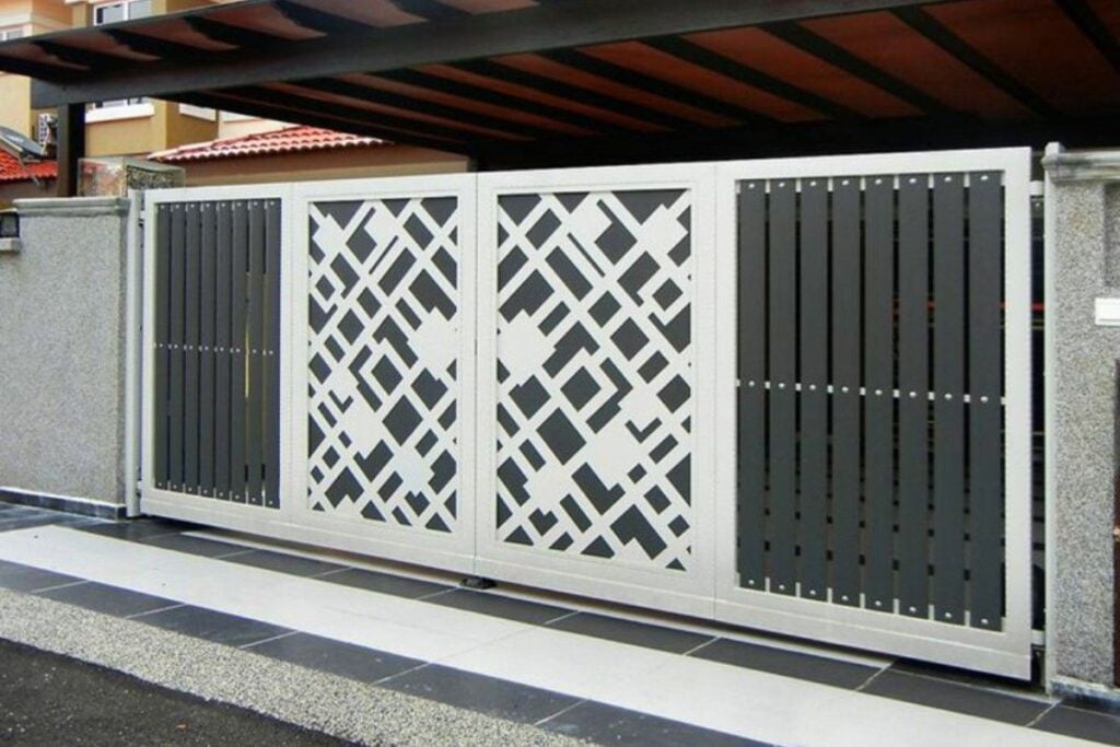 7 Model Pintu Pagar Dorong Minimalis Modern