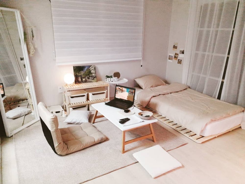 7 Desain Kamar Tidur Ukuran 2x3 dengan Kasur Lantai Terbaik