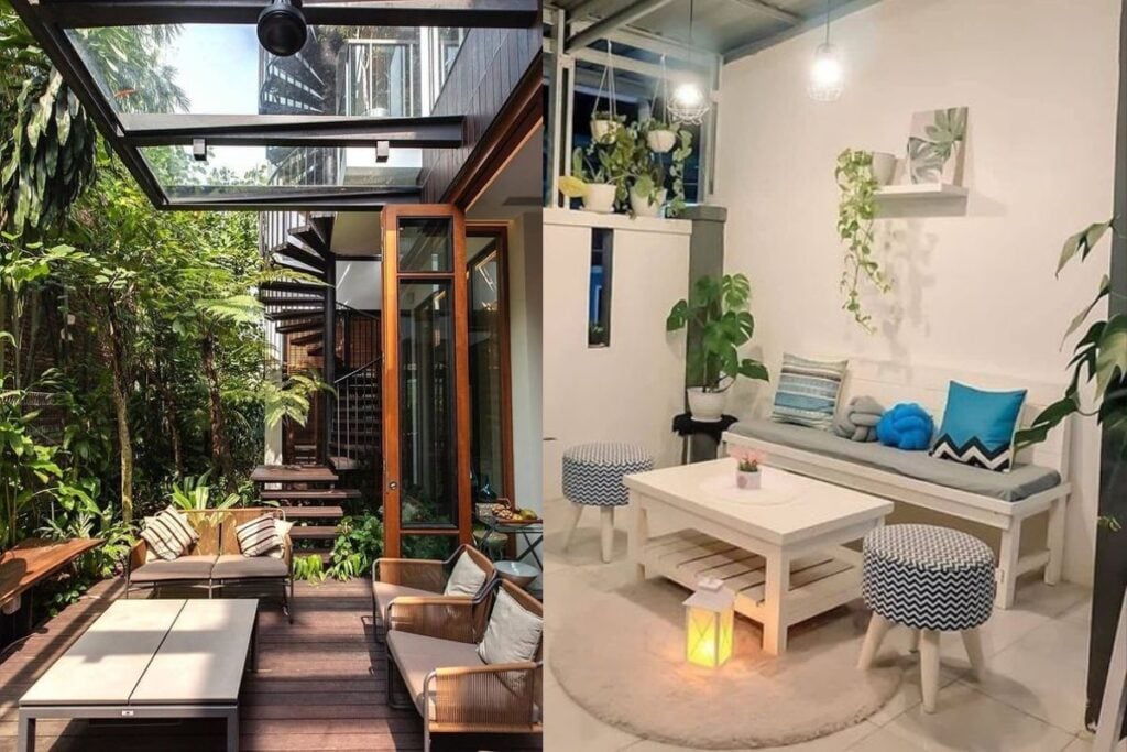 7 Inspirasi Teras Tertutup untuk Ruang Tamu yang Aesthetic