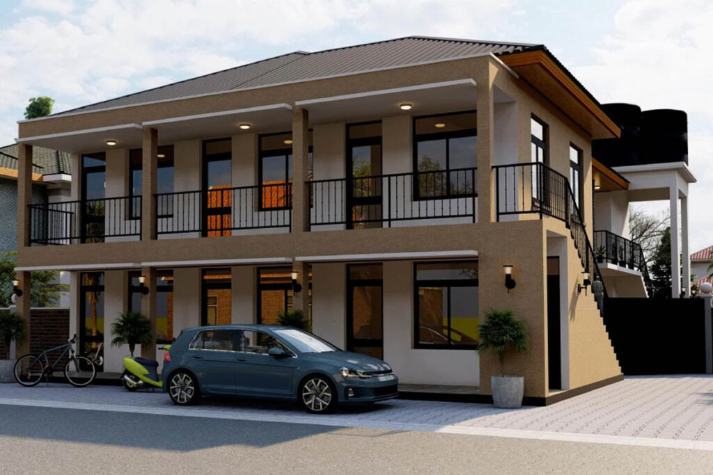 9 Desain Rumah Kost 2 Lantai Lahan Sempit, Nyaman dan Estetik!