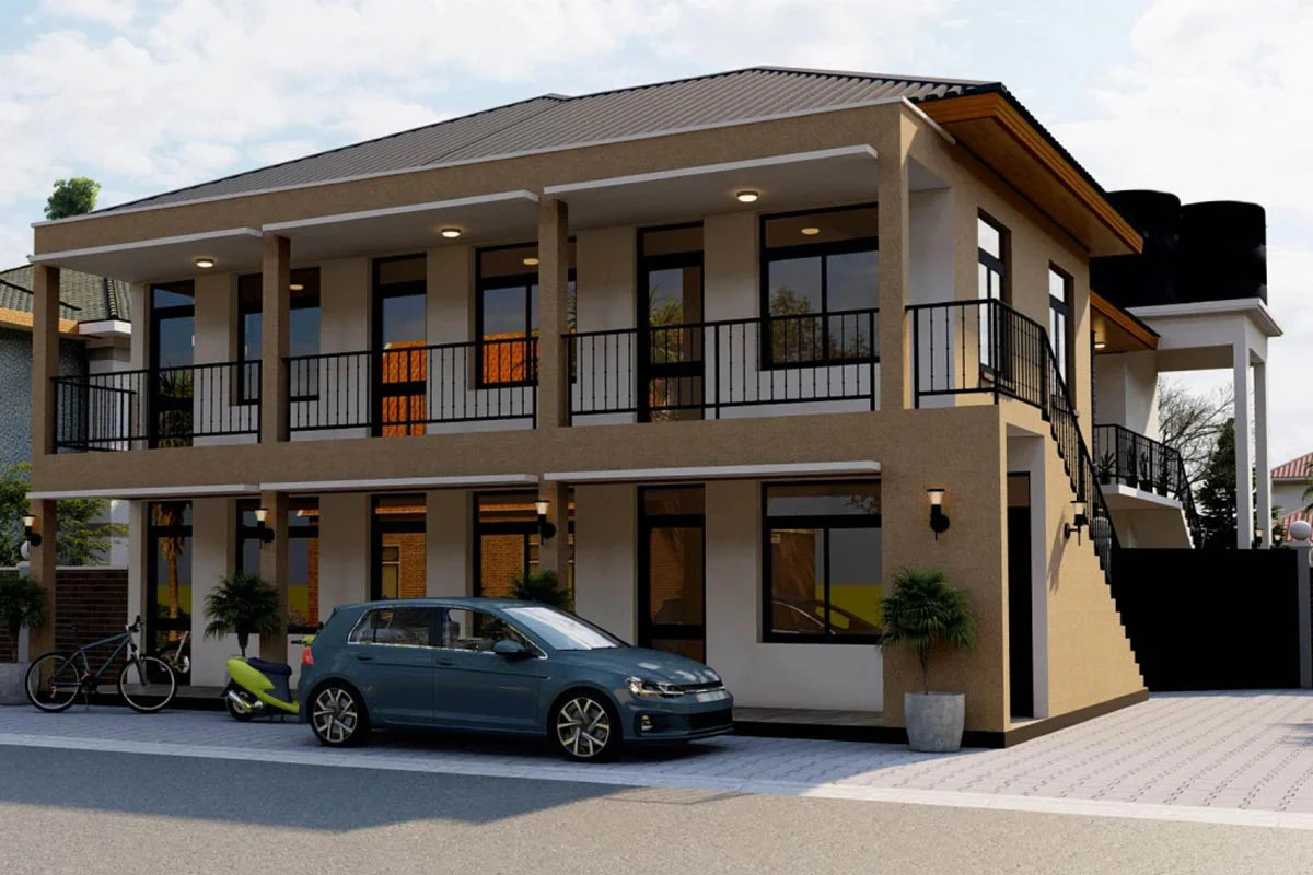 9 Desain Rumah Kost 2 Lantai Lahan Sempit, Nyaman dan Estetik!