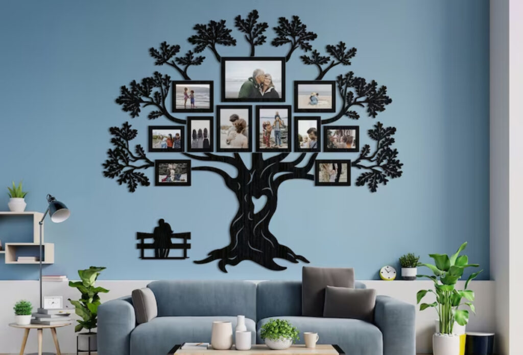 9 Cara Menyusun Bingkai Foto di Dinding Rumah agar Estetik