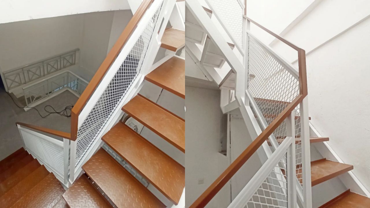 17 Model Tangga Besi Minimalis Terbaru yang Estetik