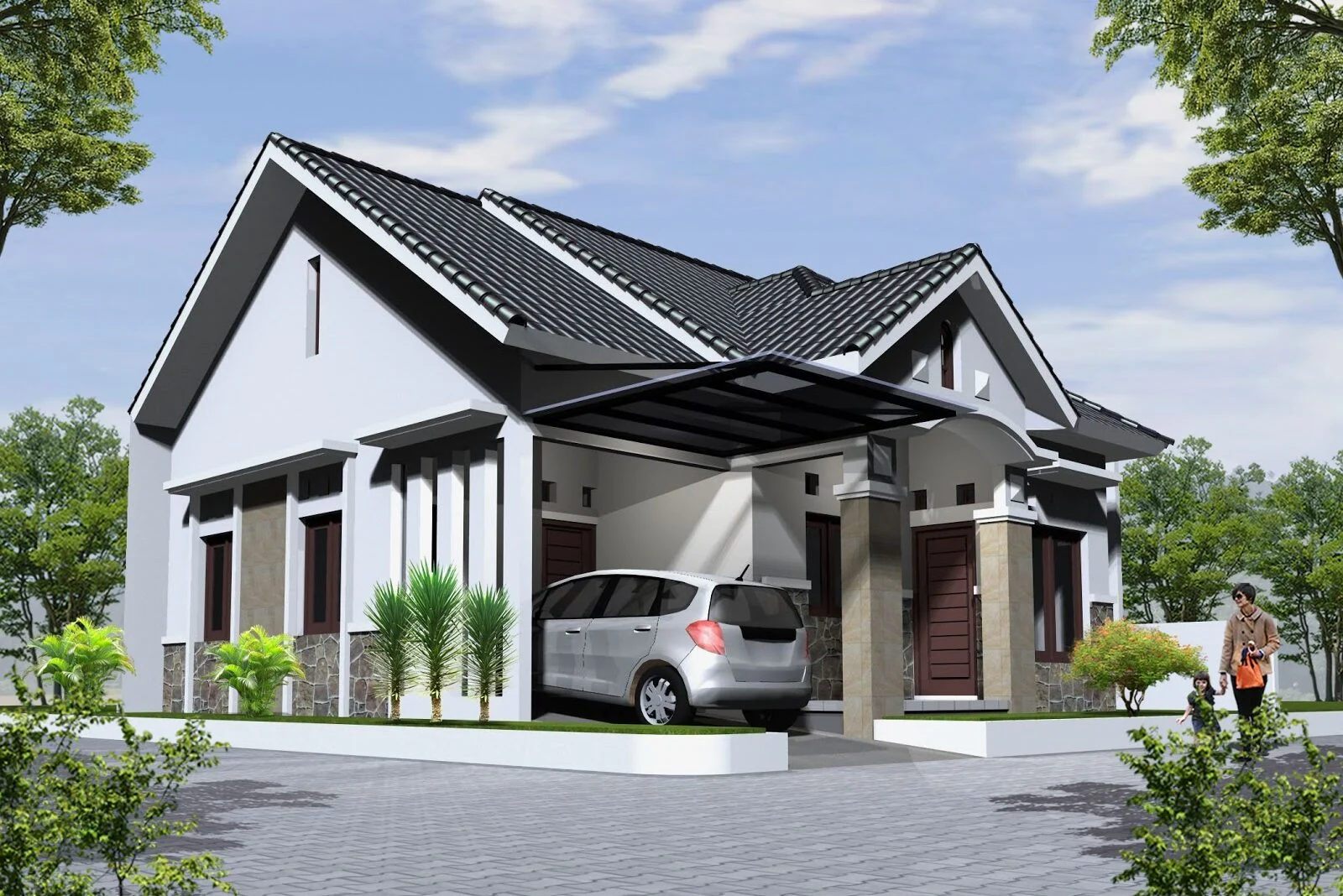 9 Model Atap Rumah Bagian Depan yang Unik dan Estetik Terbaru