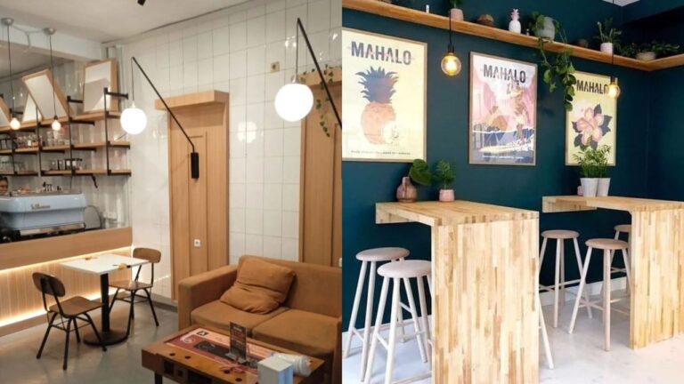 16 Desain Cafe Sederhana di Ruko Kecil, Nyaman & Estetik