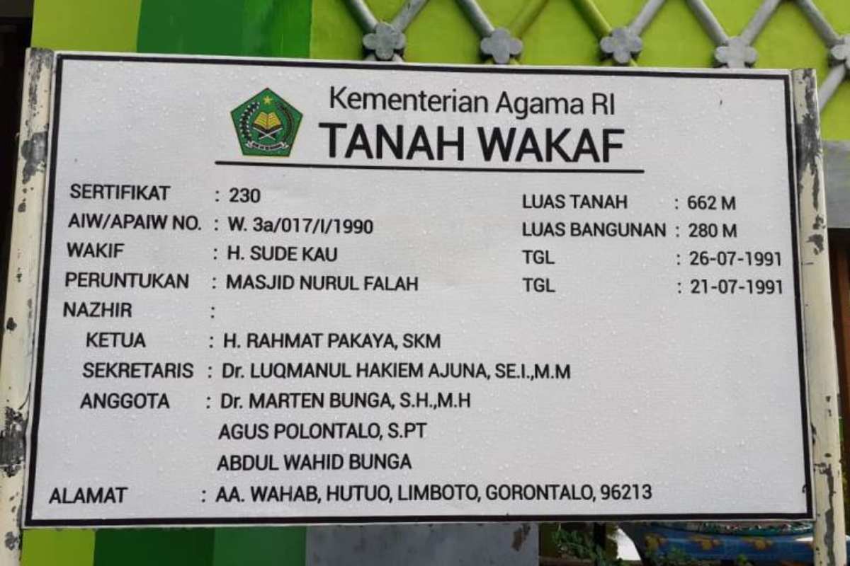Tata Cara Membuat Sertifikat Tanah Wakaf beserta Syaratnya