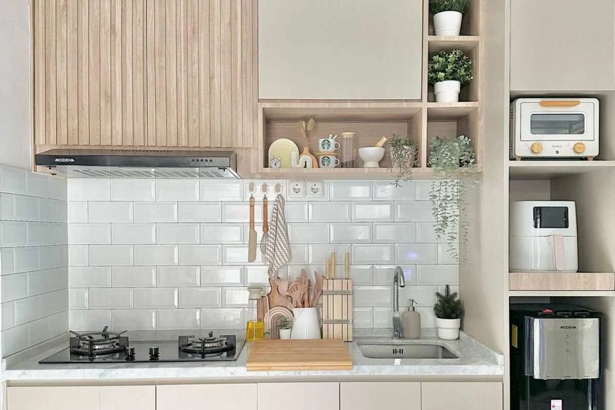 8 Ide Motif Keramik Dapur Minimalis yang Cantik dan Aesthetic