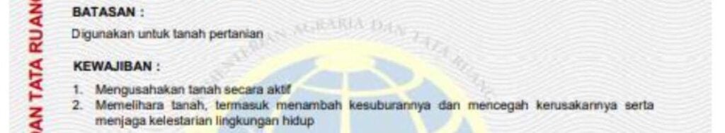 Contoh Sertifikat Tanah Elektronik dan Isinya Contoh Sertifikat Tanah Elektronik dan Isinya