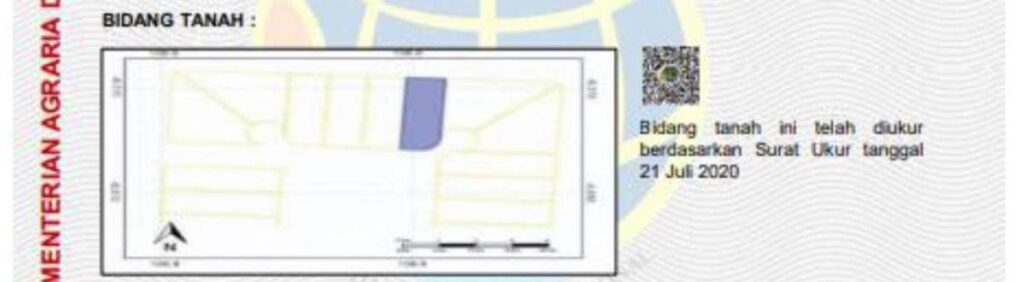 Contoh Sertifikat Tanah Elektronik dan Isinya