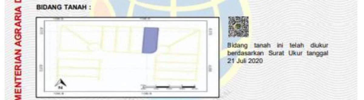 Contoh Sertifikat Tanah Elektronik dan Isinya