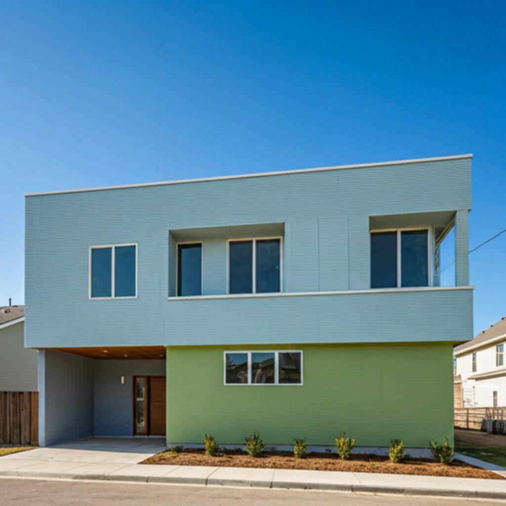 8 Kombinasi Cat Rumah Warna Biru Muda, Bikin Suasana Sejuk!